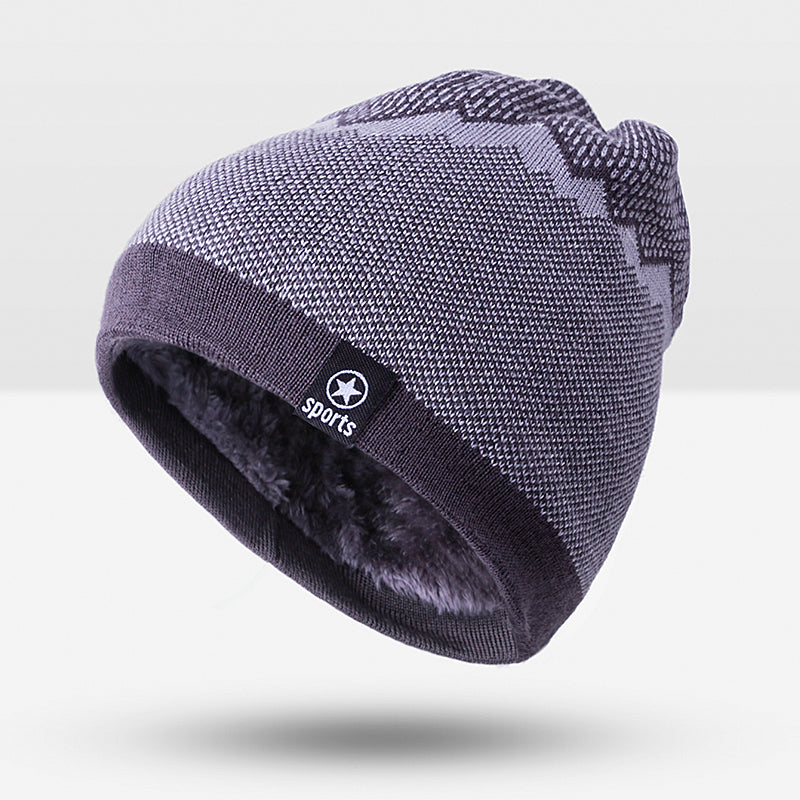Warm Fashion Winter Hat For Men - Black,Brown,Gray,Navy,Red