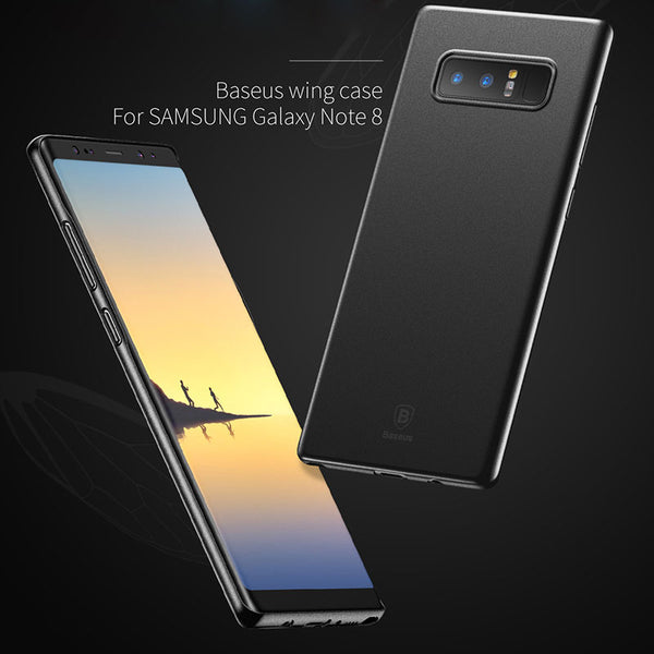 Luxury Ultra Thin Slim Matte Back Cover Case For Galaxy Note8 -Transpa