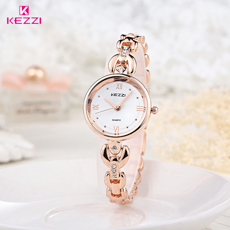 KEZZI Luxury Brand Watches Women Waterproof Stainless Steel