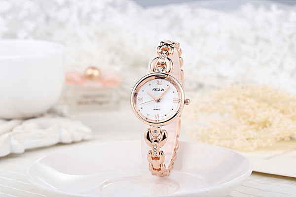 KEZZI Luxury Brand Watches Women Waterproof Stainless Steel