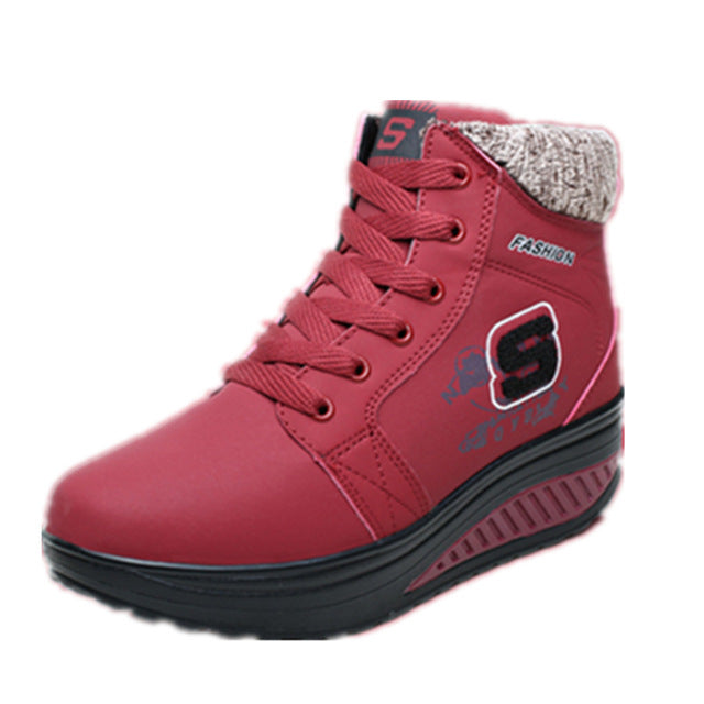 Winter Women's Snow Platform Boots Shoes
